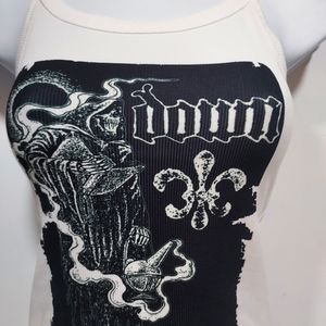 Tops | Down Tank Top Ribbed Down Band Shirt Pantera Tank Top Down Band ...